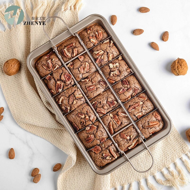 Утолщенная форма для выпечки брауни, форма для выпечки торта, форма для выпечки с твердым дном