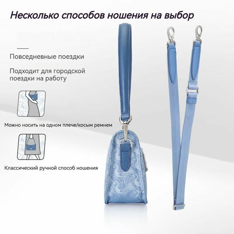 Рюкзак кросс-боди Samsonite, синий — фото 1