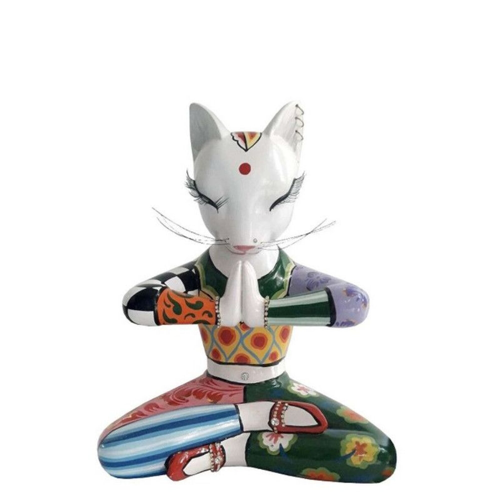 Tom's Drag Статуэтки для интерьера кот Йога размер S / 4431D