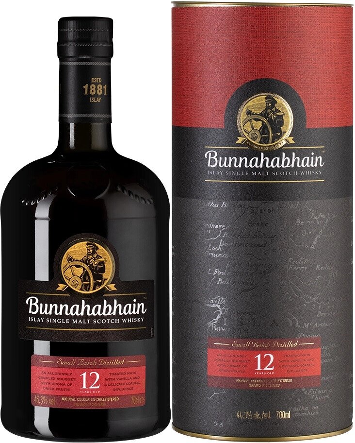 Виски Bunnahabhain aged 12 years, gift box, 0.7 л