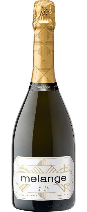 Игристое вино "Меланж" Брют белое