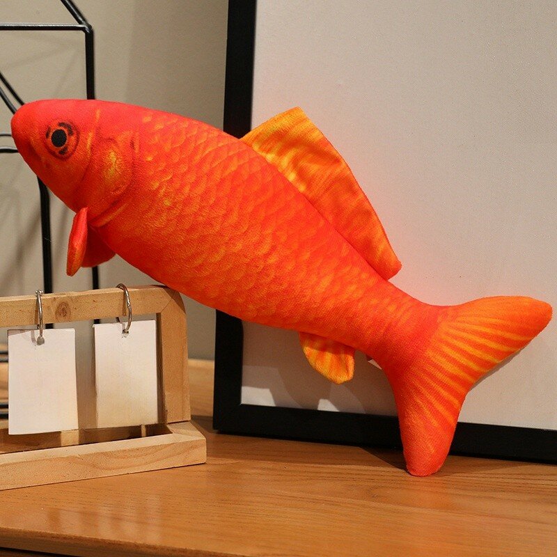 Мягкая игрушка koi fish мультицветная из ультра мягкой ткани для дома офиса или декоративного оформления