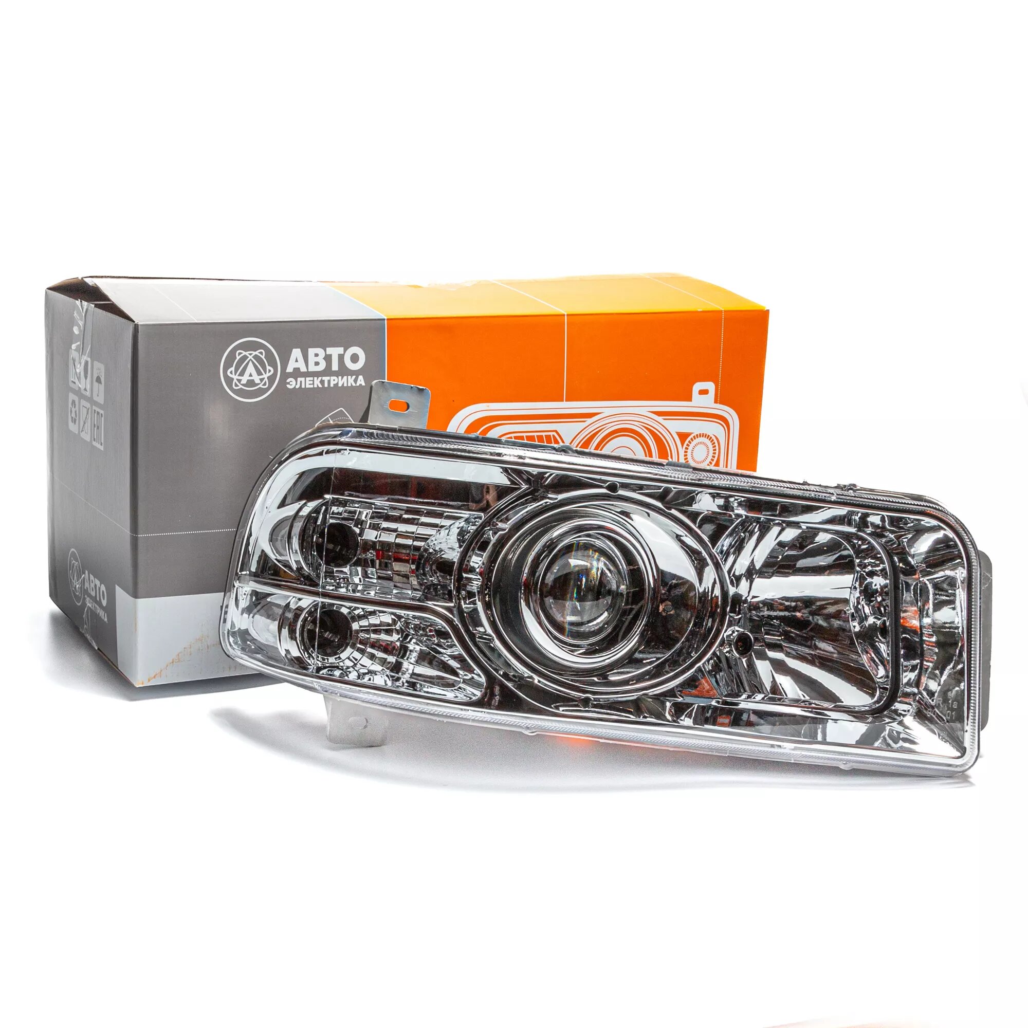 Фара для а/м МАЗ с ДХО правая (АвтоЭлектрика)