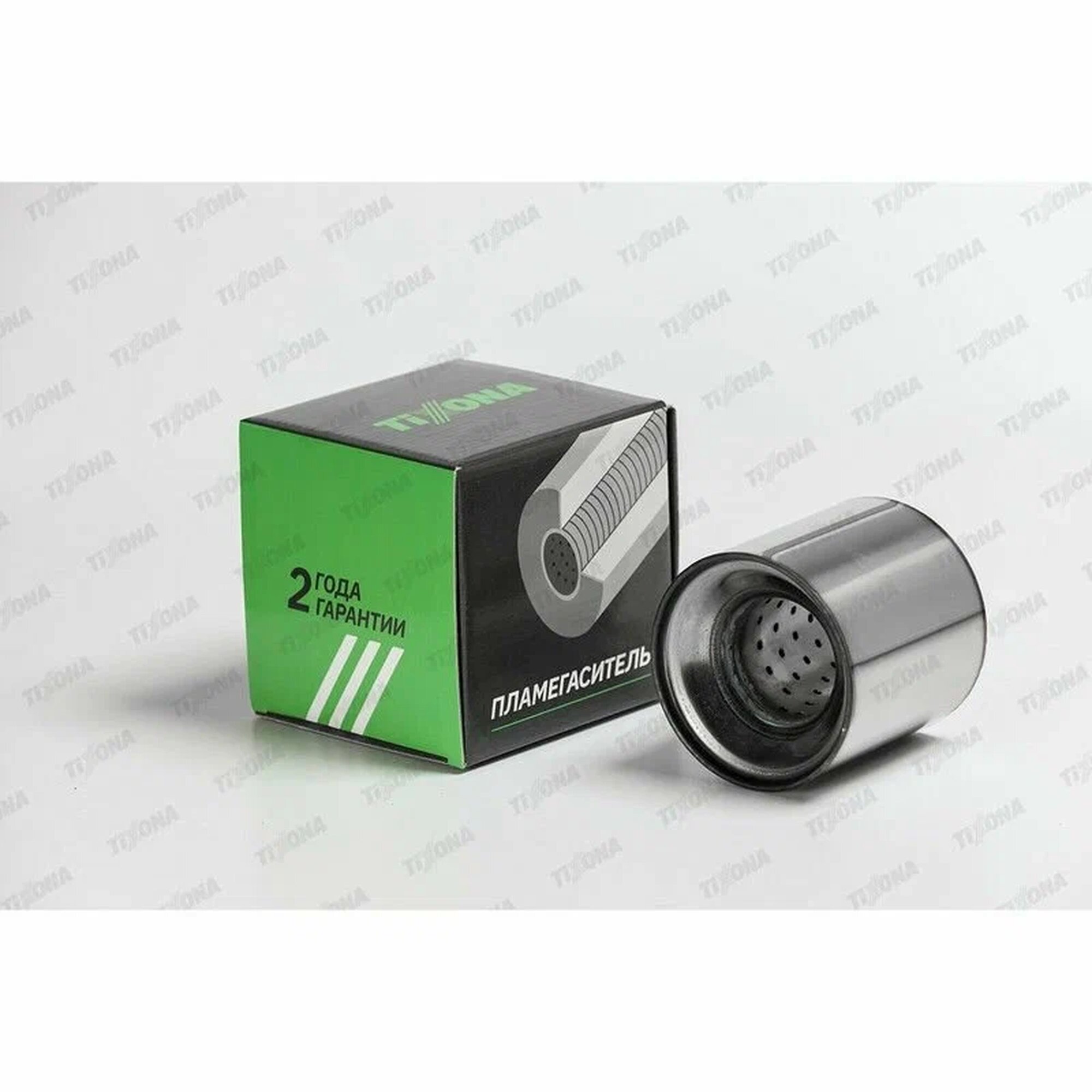 Пламегаситель Tixona Z10010057, нержавеющая сталь, 100х100х57 мм