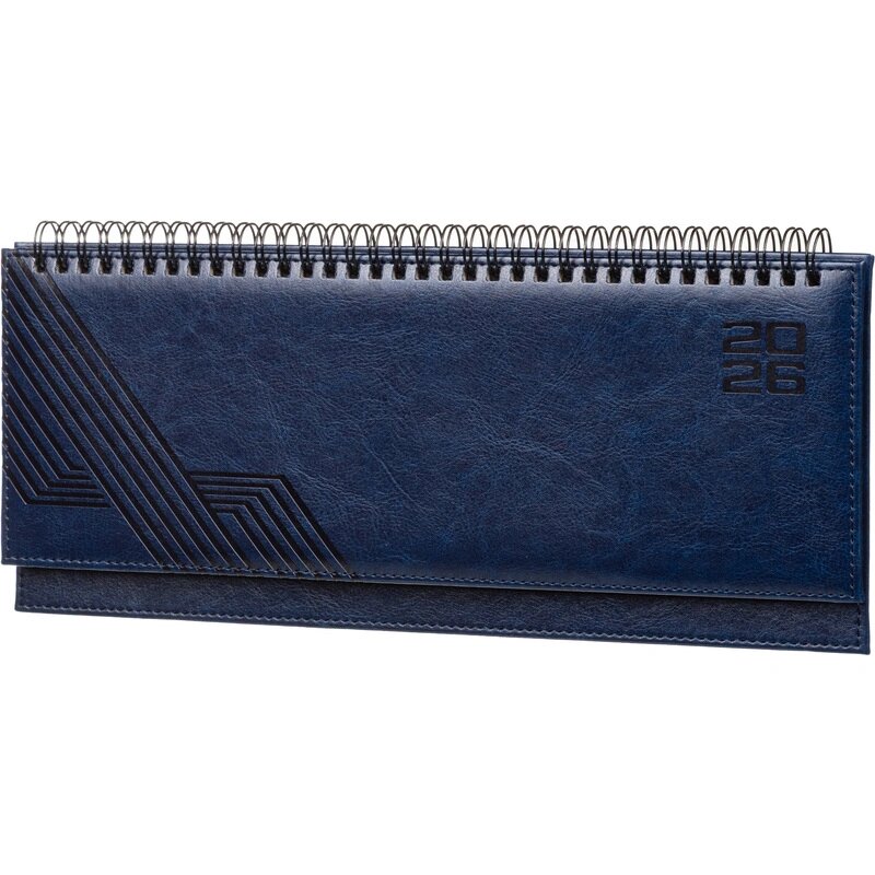 Планинг датированный 2026 ESCALADA 310x130мм, 64л, синий 70324