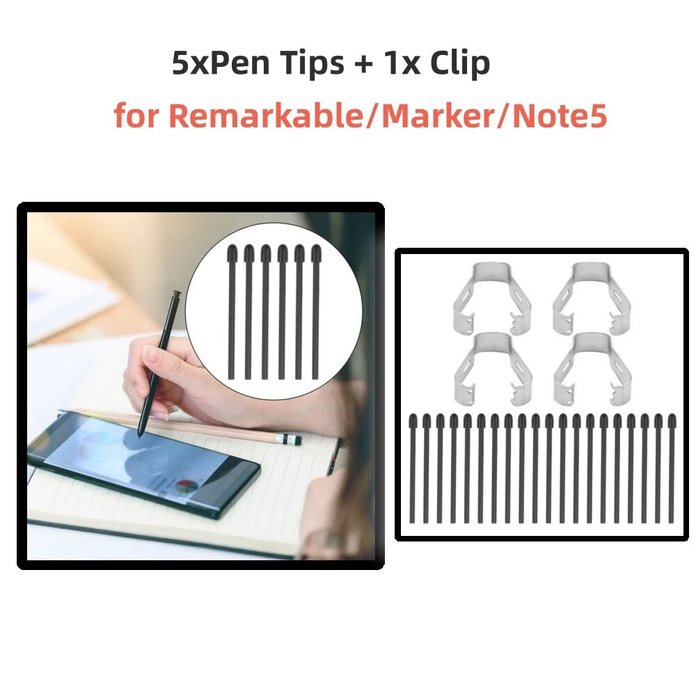 Силиконовые наконечники для стилуса LICHIFIT Note5 White Pen Tips Clip