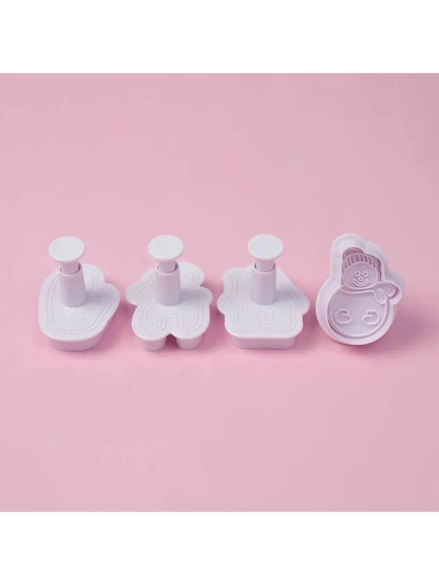 Новогодний набор плунжеров для выпечки