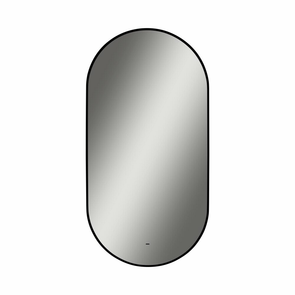 Зеркало с подсветкой овальное 50х100 см бесконтактный сенсор Continent Capsula Led (ЗЛП5031)