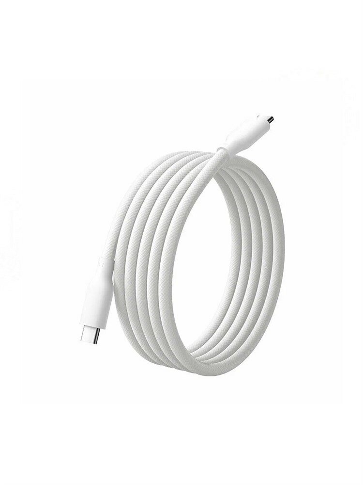 Xiaomi Кабель для быстрой зарядки Xiaomi Magnetic Fast Charging Data Cable USB-C - USB-C 6A 1метр BHR9837CN белый