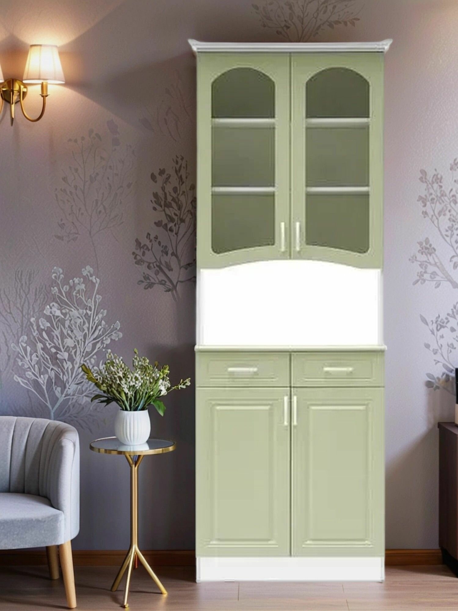 Буфет 2-х створчатый Констанция (Фисташка)