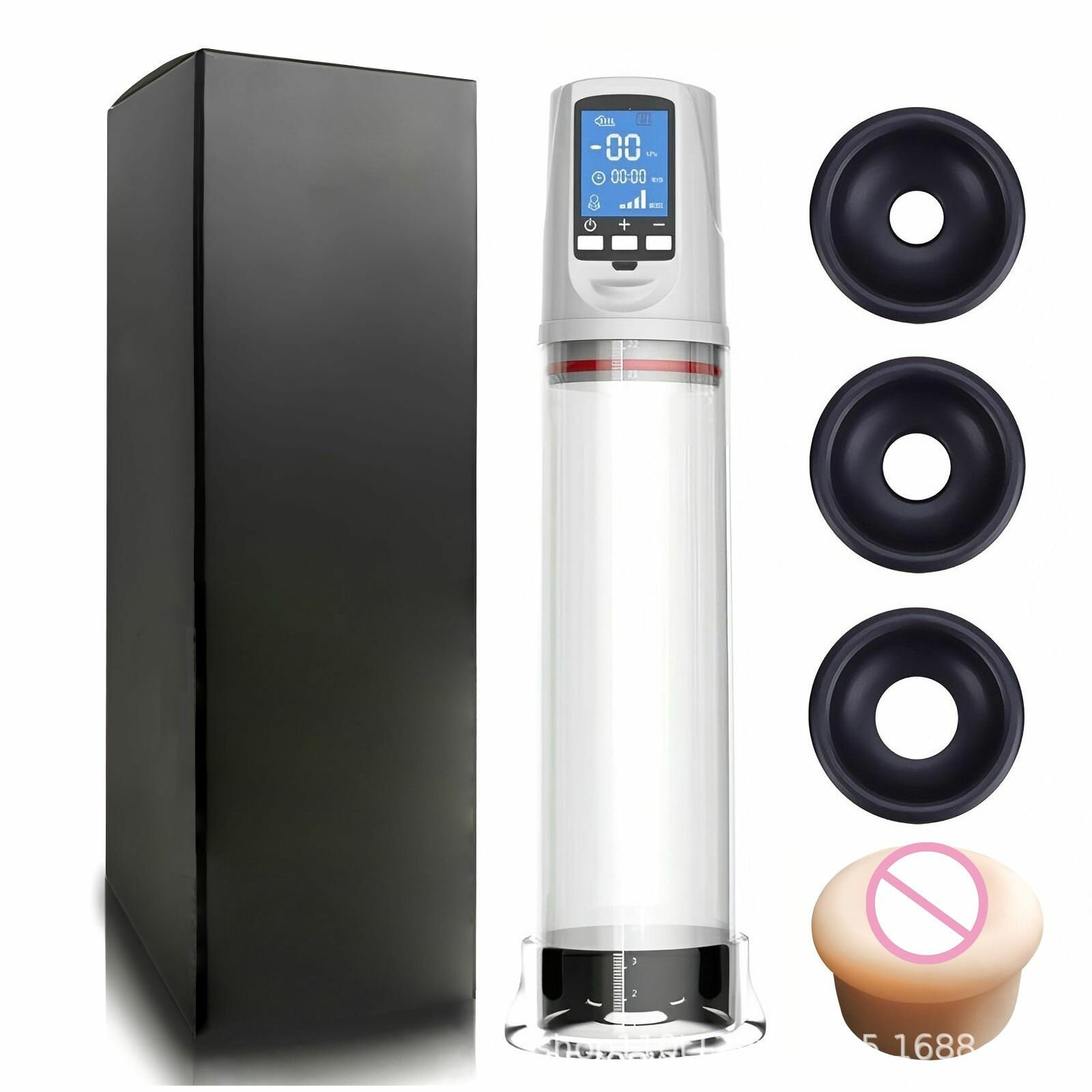 Вакуумная помпа для увеличения члена с автоматическим режимом для взрослых01