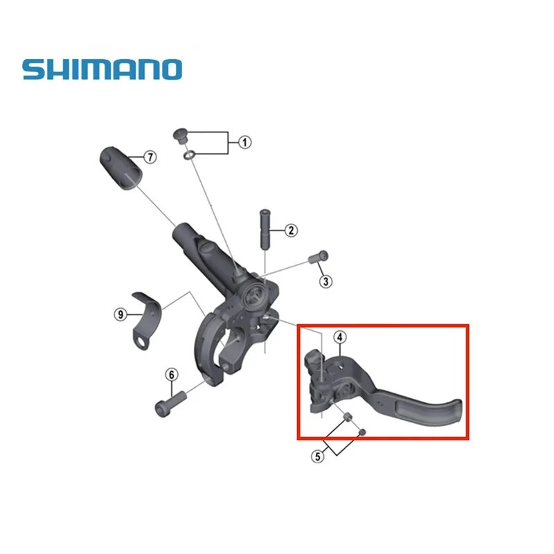 Рычаг тормоза Shimano SLX BL-M7100 Right