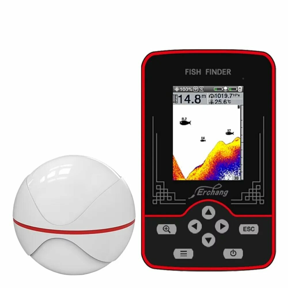 Erchang Эхолот F13, Беспроводной Эхолот, Детекторы Для Рыбалки
