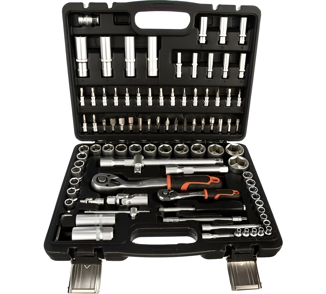 Набор инструмента Gigant GAS 94, для авто, слесарного дела, 94 шт, пластик, чёрный