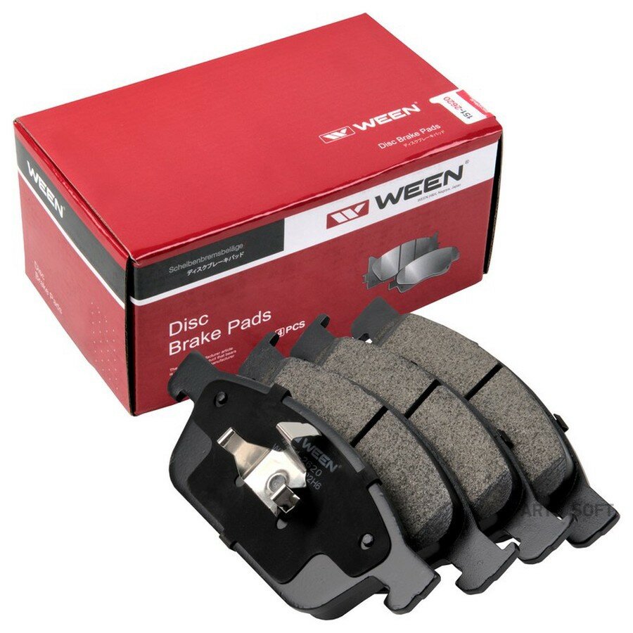 WEEN Тормозные колодки дисковые FORD Tourneo connect, Transit connect, Kuga II, Focus III (ST, TDCi)