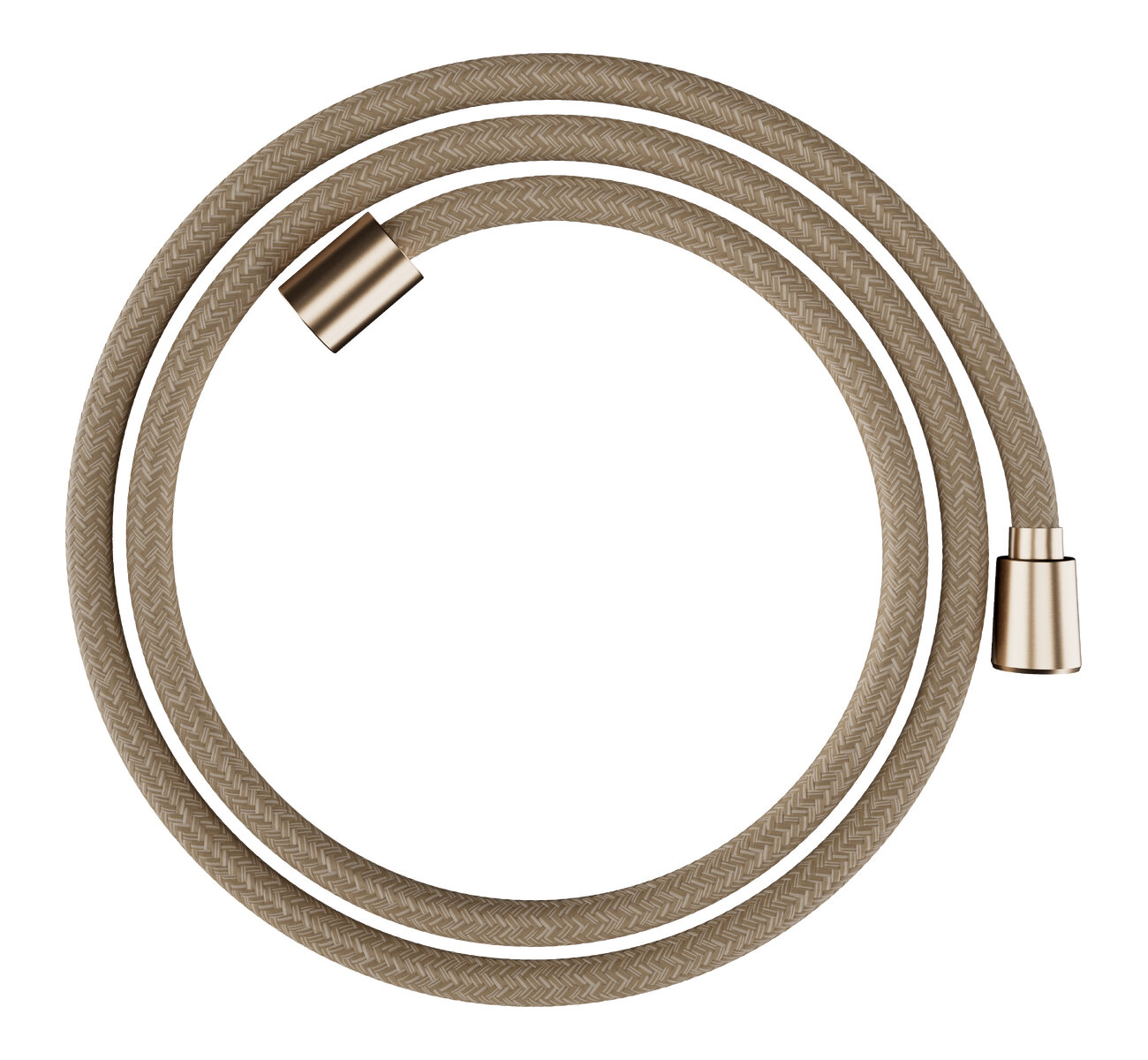 Шланг для душа Hansgrohe Designflex 1600, текстильный, шлифованная бронза 28260140