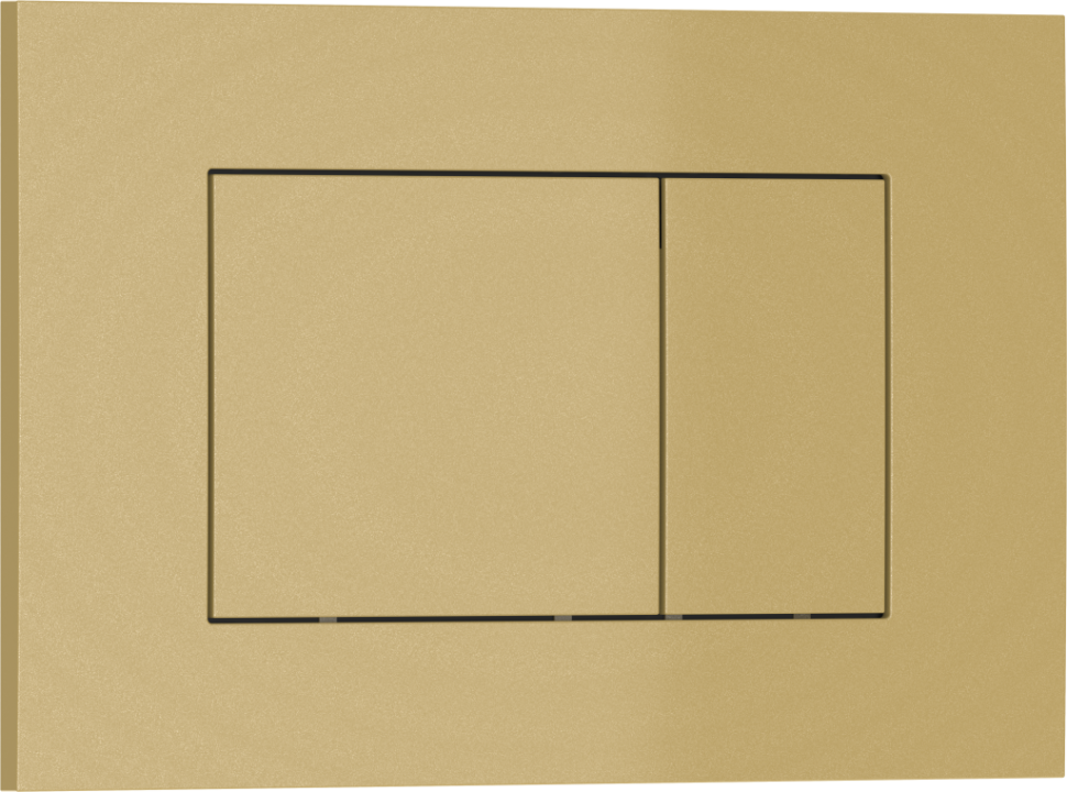 Кнопка смыва IBERICA BLANCA ESTI-S ABS-пластик, золото матовое (IB. B085.005.000)