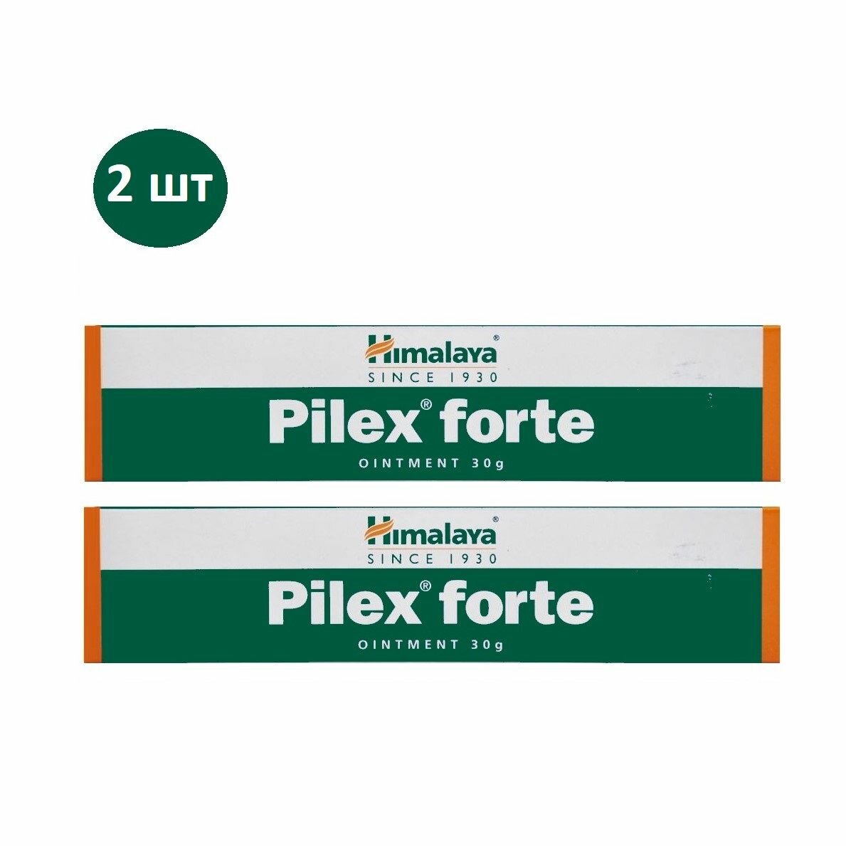 Himalaya PILEX FORTE / пайлекс форте мазь при геморрое, варикозе, Хималая, 30 г - 2 шт