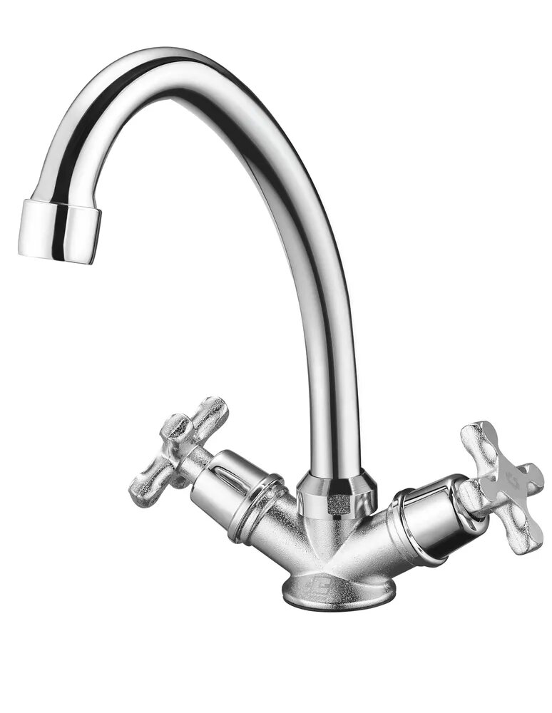 Cмеситель для кухни/ кухонной мойки/ двухвентильный кран для кухни, без гибкой подводки