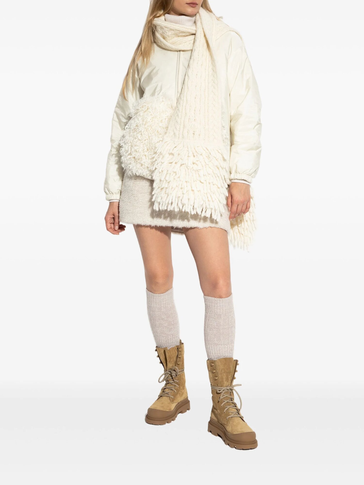 Куртка Moncler Hooded zip-up jacket, размер 40, разноцветный — фото 1