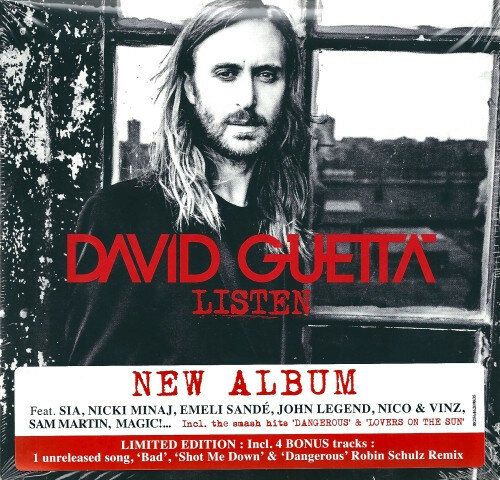 David Guetta - Listen (Limited Edit) (Box set) (2CD) — фото 1