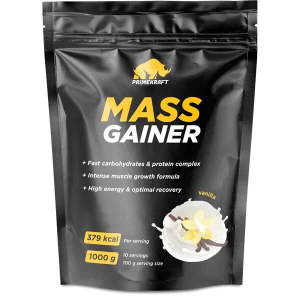 Гейнер Prime Kraft Mass Gainer 1000 гр Ваниль