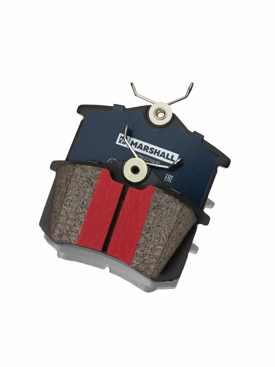 Колодки тормозные дисковые PLUS задние Marshall M2620961P для AUDI A6, CITROEN C2, PEUGEOT 405, Volkswagen Golf