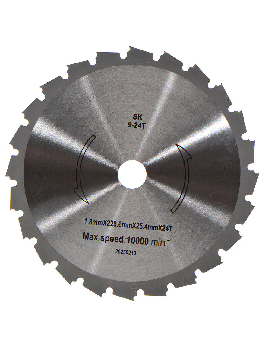 Диск 24z 228.6*25,4*1,8 mm для триммера (бензокосы) VILLARTEC CB532P