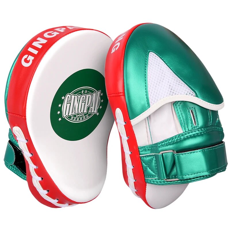 GINGPAI Boxer Target MMA Боксерский коврик Перчатки без пальцев Прецизионные боксерские перчатки Target Boxing Mat Karate Kick Boxing Gloves, Изумрудный