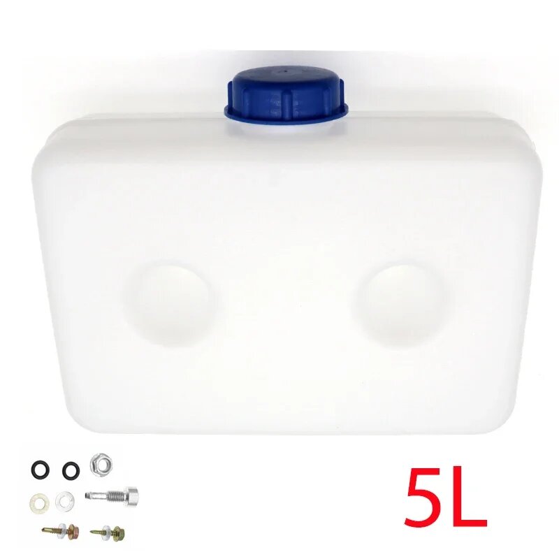 Пластиковый воздушный парковочный отопитель 5 л, топливный бак с 2 отверстиями, бензиновый масляный резервуар для Eberspacher, грузовик, фургон, топливный, бензиновый резервуар