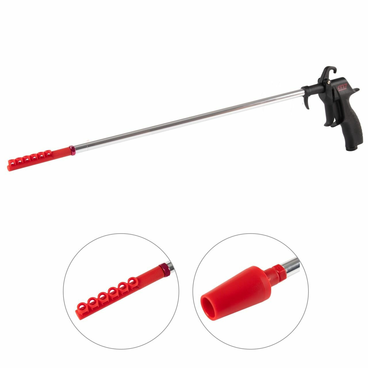 Пистолет продувочный 8,5 бар, 560 мм, 2 насадки MIGHTY SEVEN JC-122LD