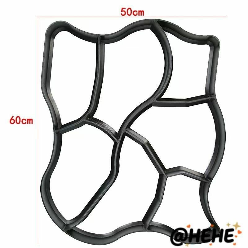 Трафарет для мощения садовых дорожек , Форма для укладки бетона с текстурой камня/кирпича, Инструменты для ландшафтного дизайна