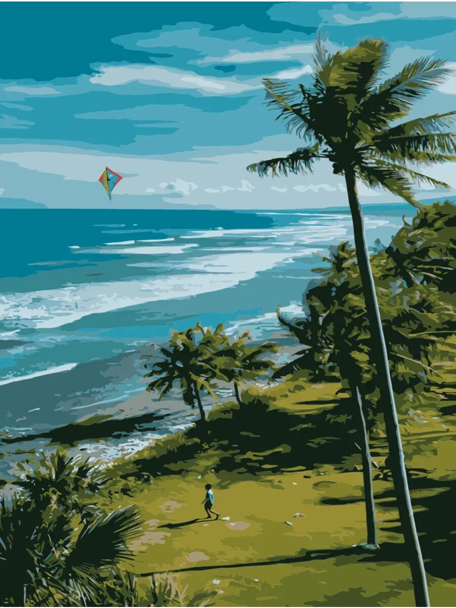 Картина по номерам 30x40 см море