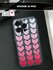 Чехол на Apple iPhone 15 Pro / Айфон 15 Про с принтом "Градиент из сердечек"