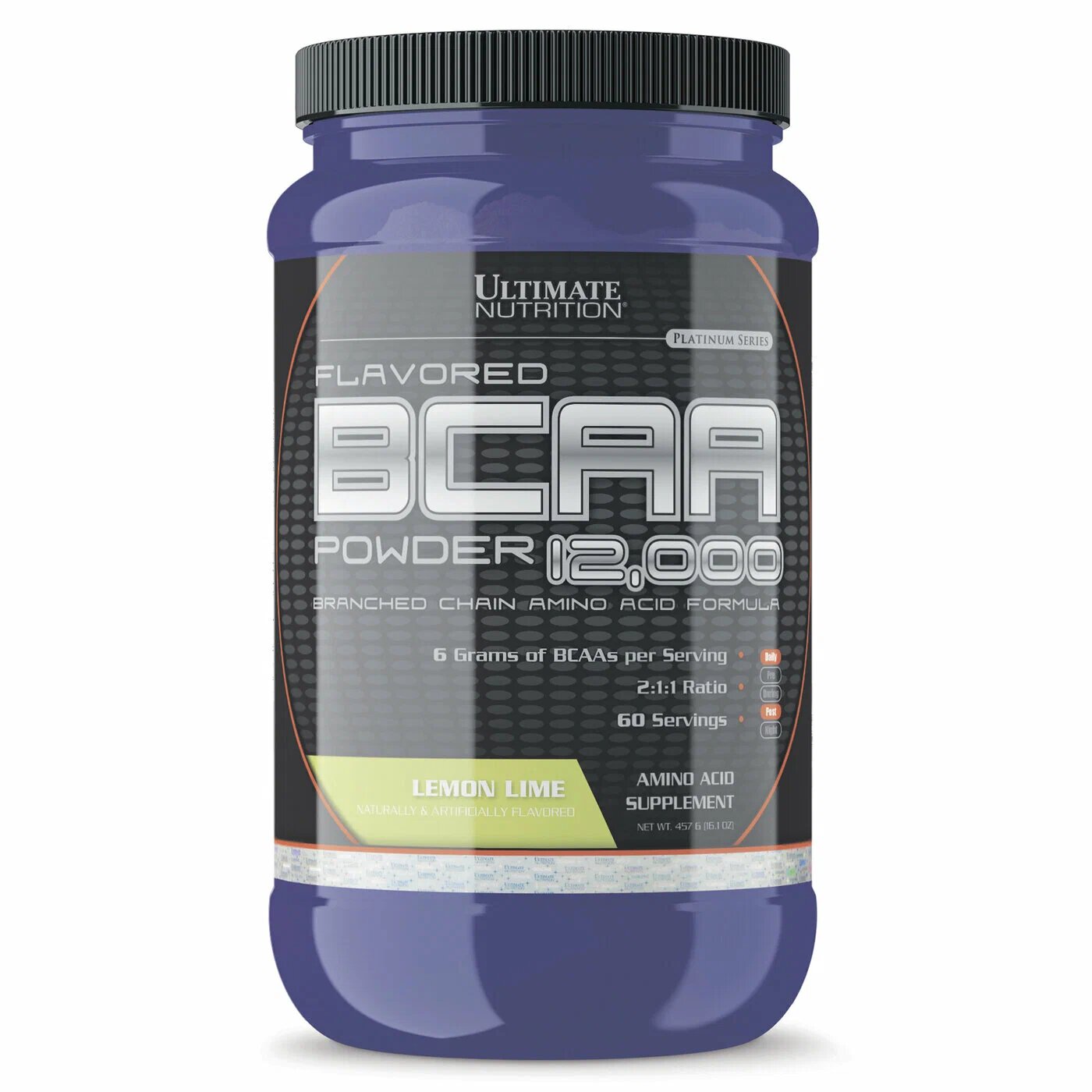 Аминокислоты Flavored BCAA Powder 12000 457 г, Лимон и лайм