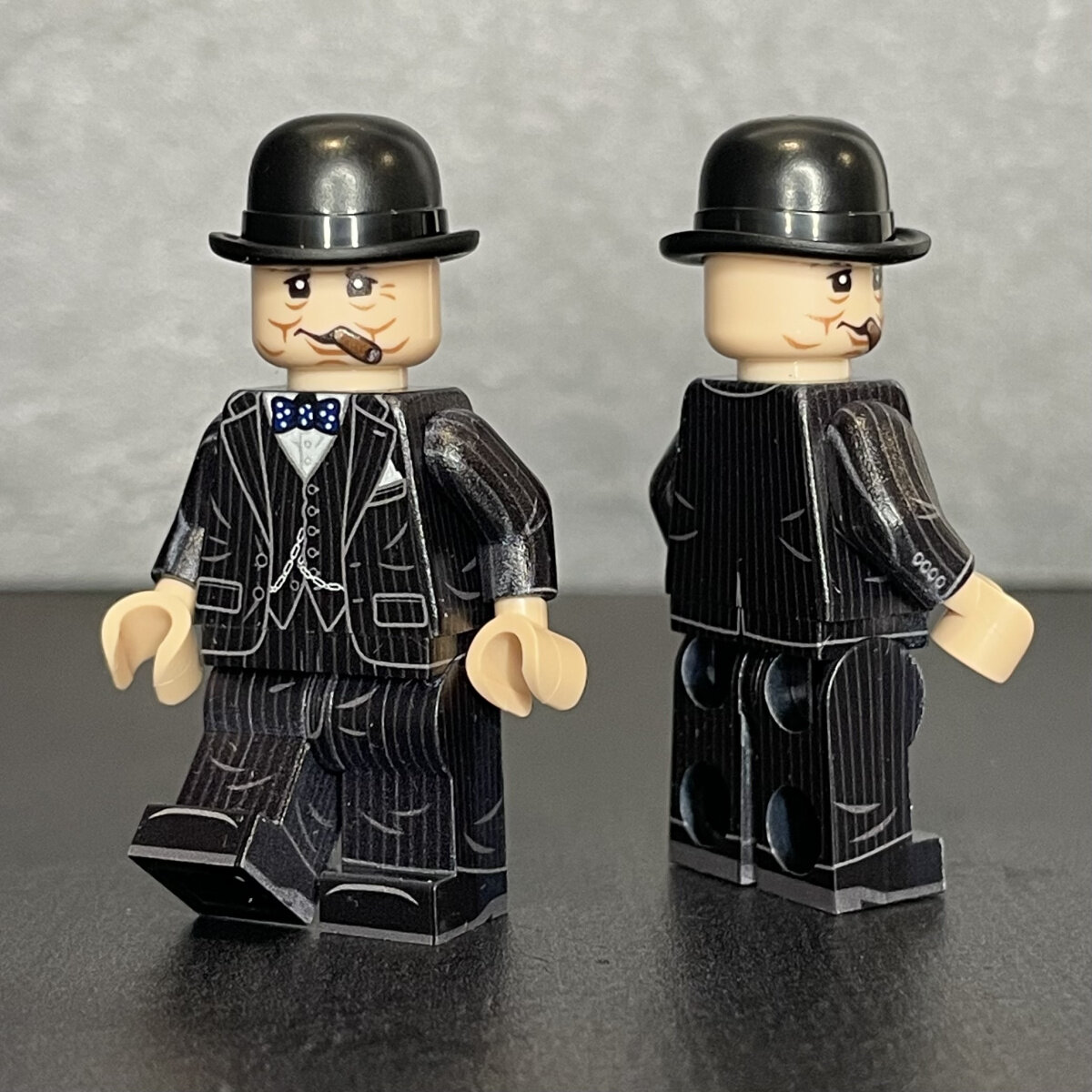 Минифигурка коллекционная совместимая с лего с эксклюзивным принтом Уинстон Черчилль