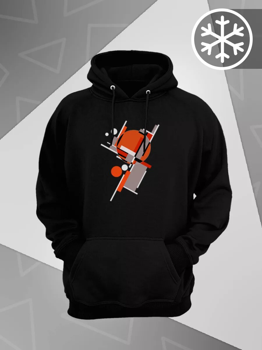 Толстовка спортивная Казимир Малевич Kazimir Malevich Супрематизм, Абстракционизм, Цветная геометрия, Геометрия