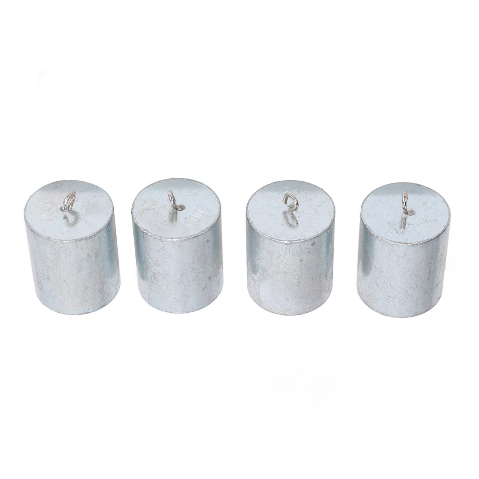 4pcs 200g Веса с хромированной стальной калибровкой.