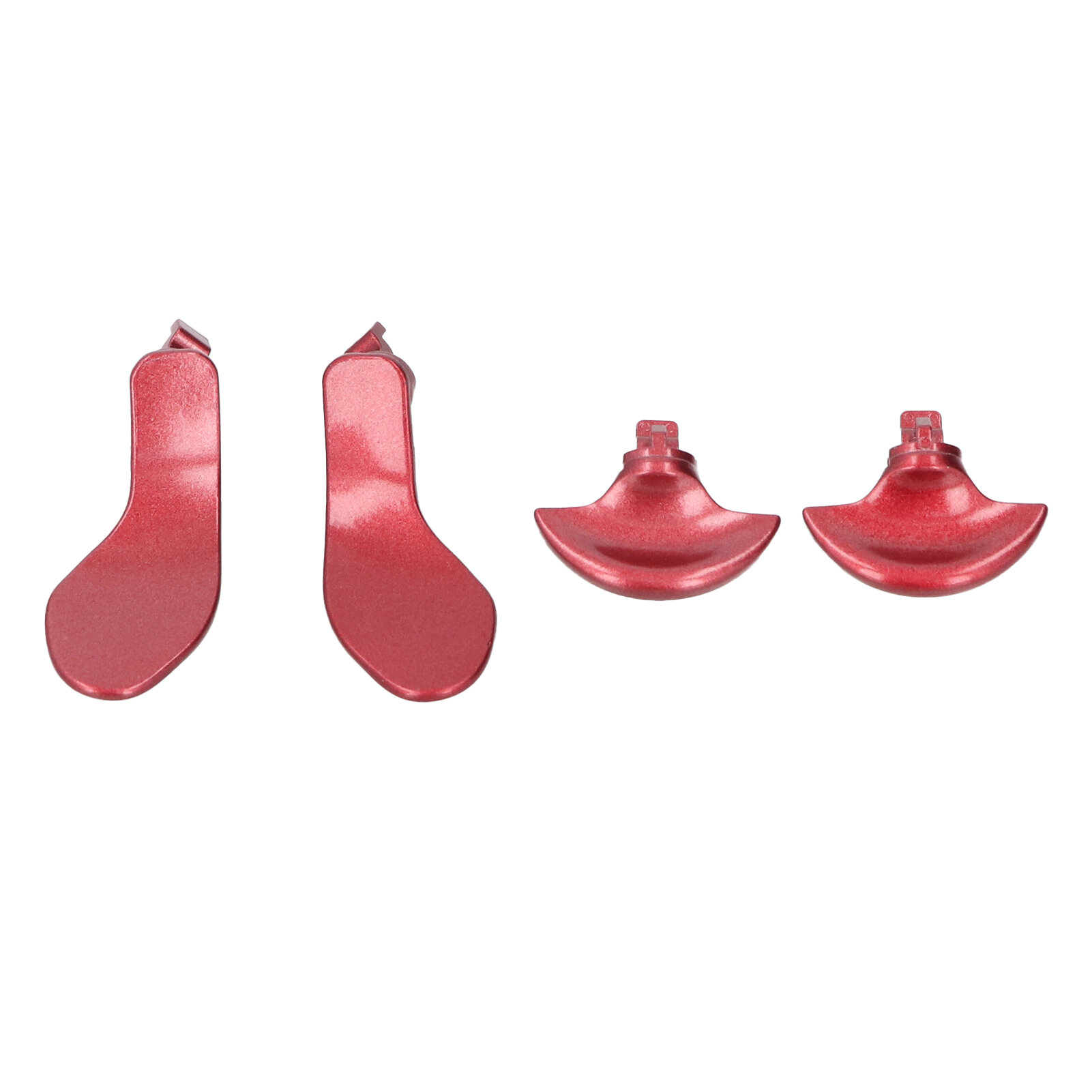 4pcs Game Controller Back Paddles из нержавеющей стали Стильные сменные металлические обратные кнопки для контроллера края красный