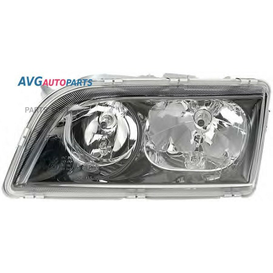 Фара электрорегулировка черный отражатель H-тип 00-02 левая TYC от официального дистрибьютора, AVG, артикул 900801411T