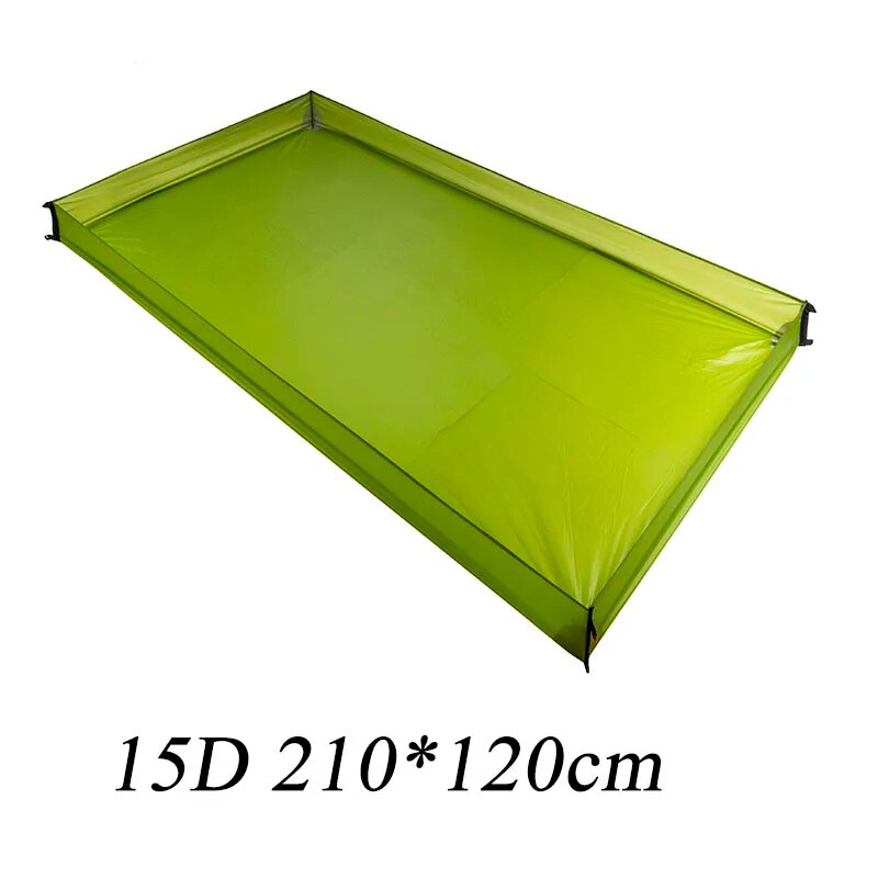 3F UL GEAR коврик под палатку 15D зеленый 210x120 см