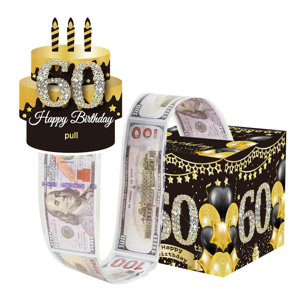 Золотой diy держатель для денег с цветным дизайном для украшения праздника и подарков стиль 19