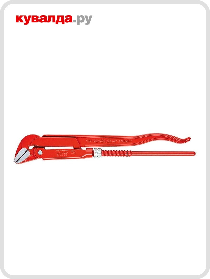 Ключ трубный рычажный KNIPEX 8320010 губки под углом 45°