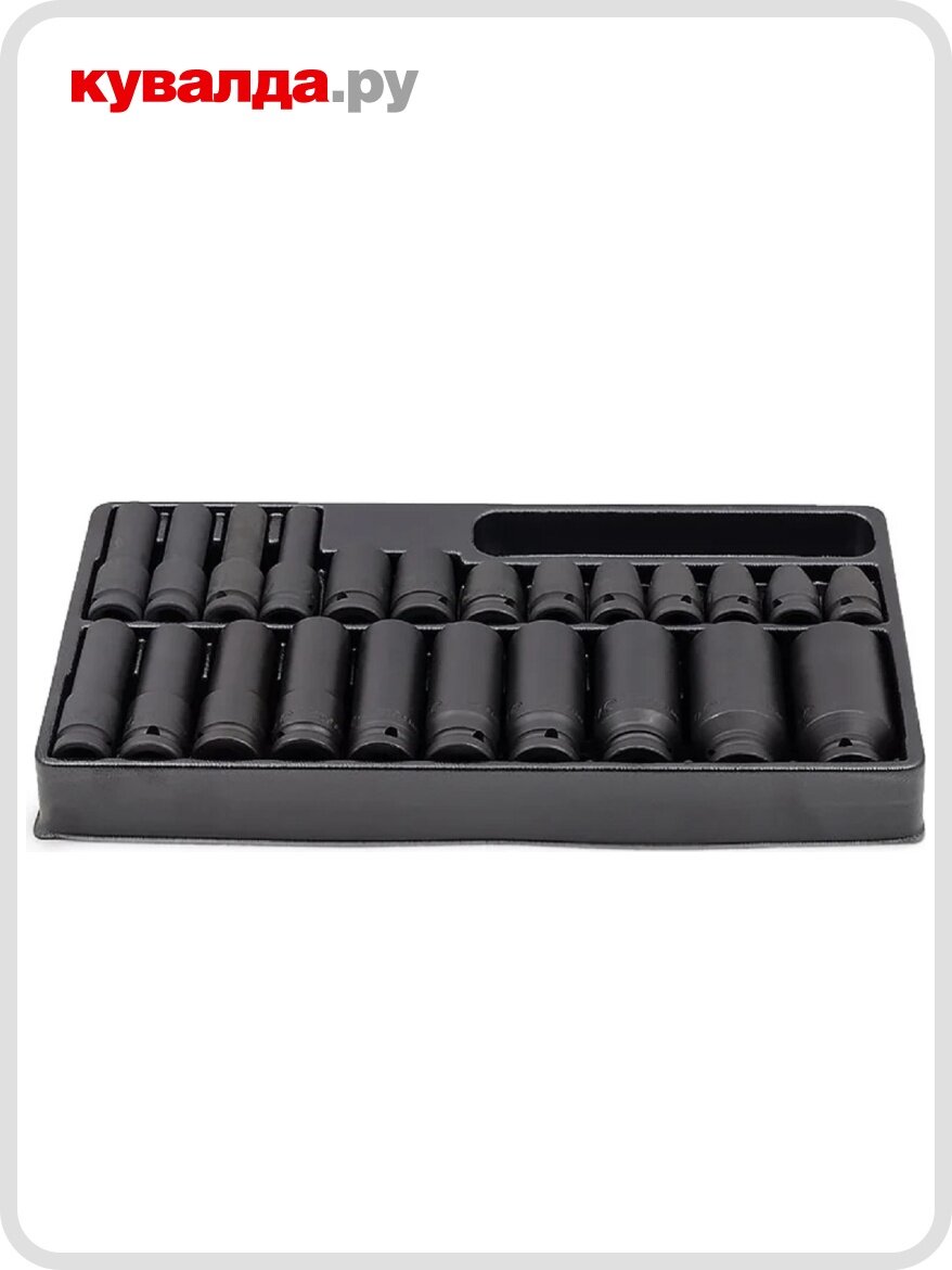 Набор ударных торцевых головок 1/2" HANS TT-60 ложемент (10-32 мм) 23 предмета