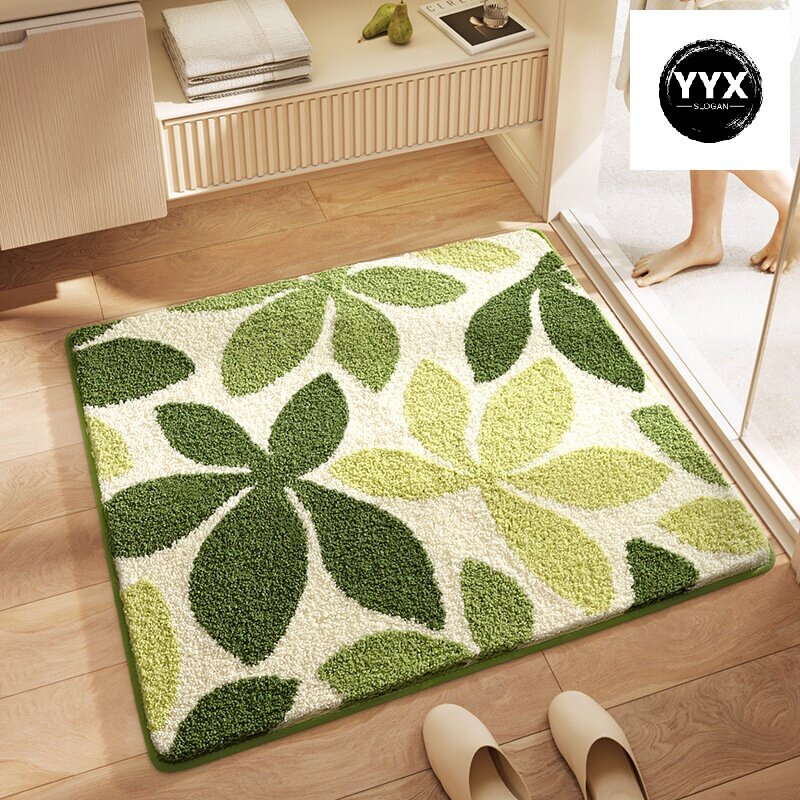 House of Wishes Ковер Цветочный флокированный 3d-ковер Квадратный ковер 60*60cm