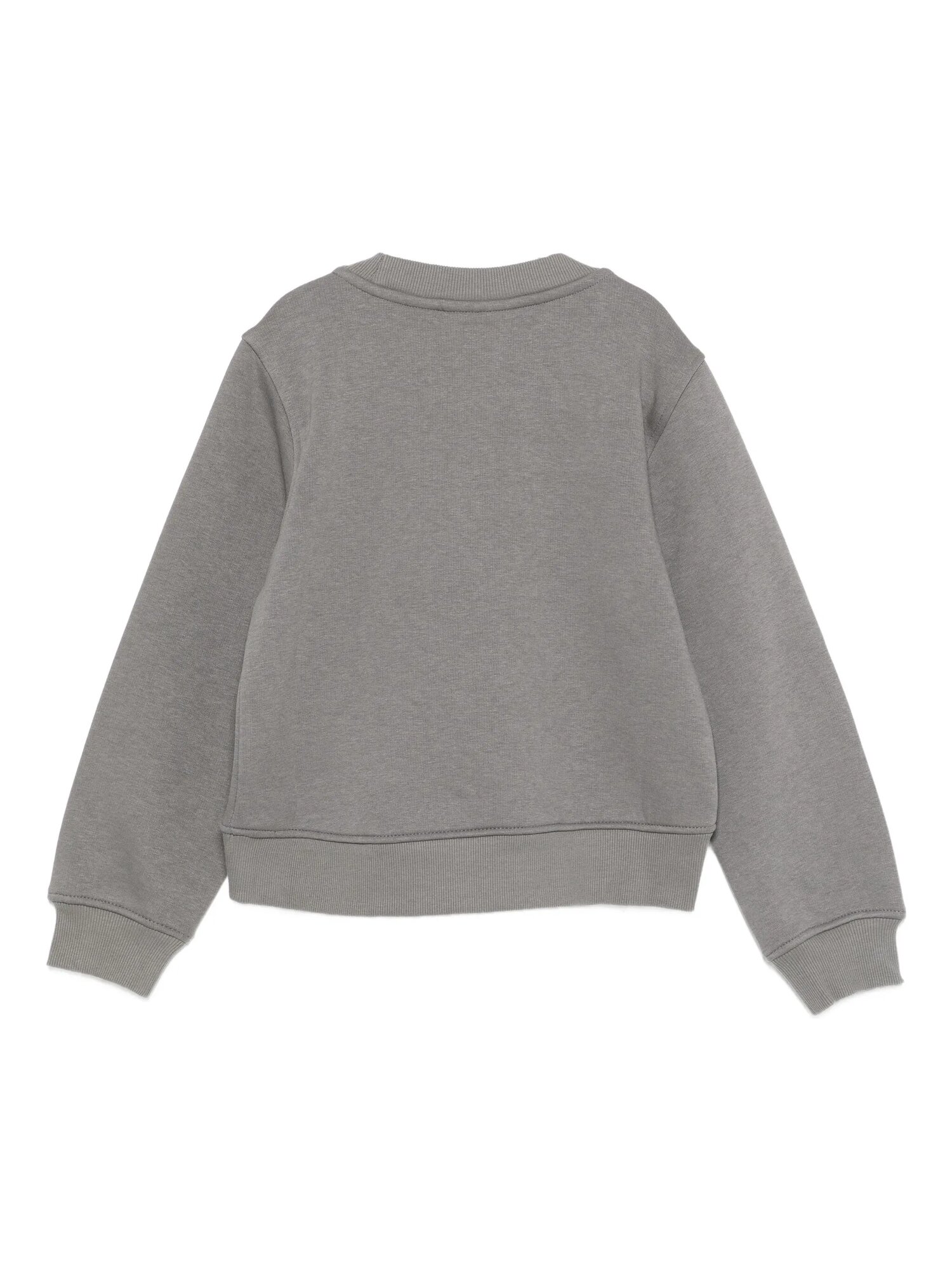 Толстовка CALVIN KLEIN Logo-print sweatshirt, размер 4 года, серый/синий/голубой — фото 1