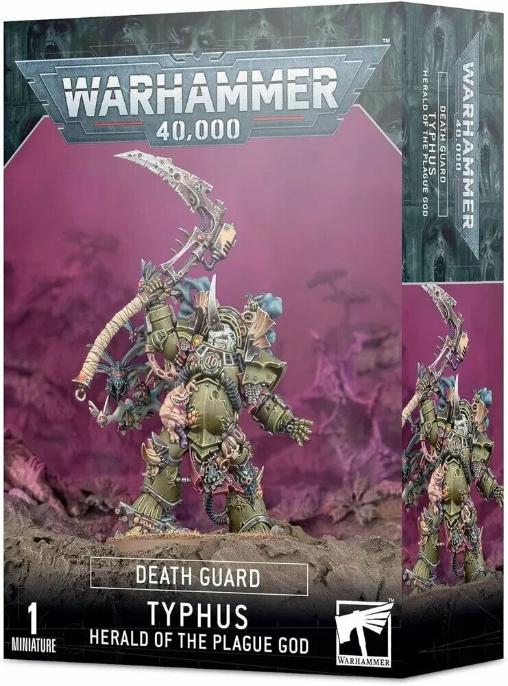 Миниатюры Warhammer 40,000: Death Guard: Typhus-Herald of The Plague God