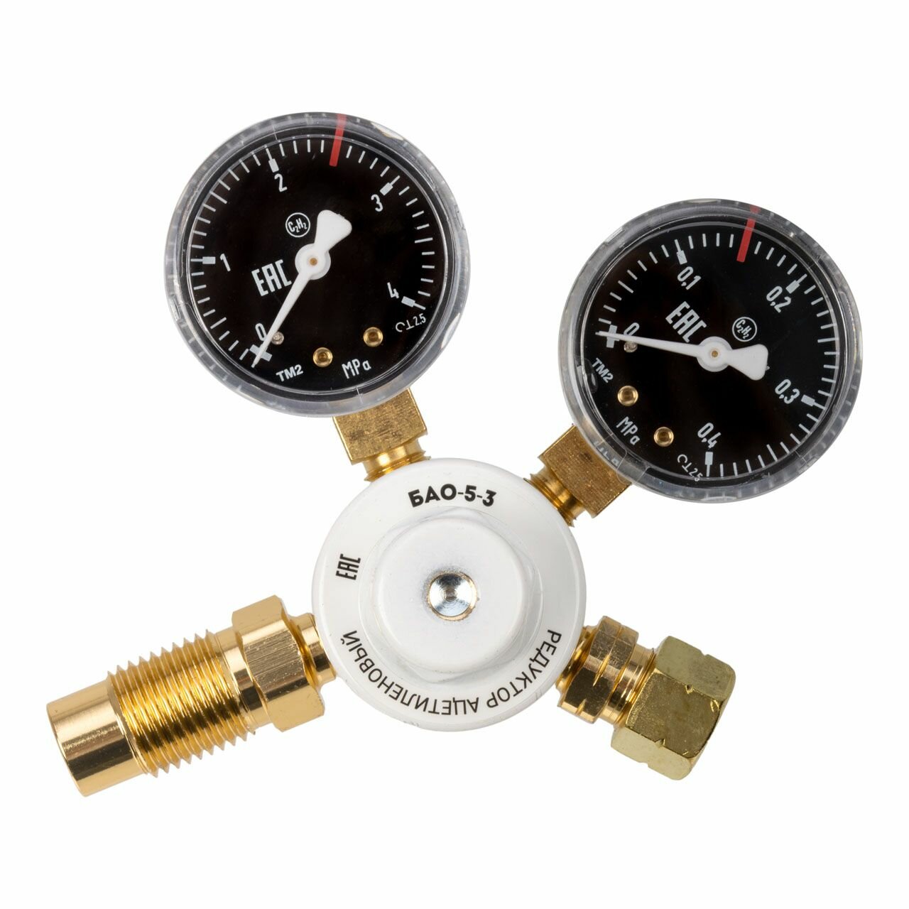 Редуктор газовый балонный одноступенчатый БАО-5-3