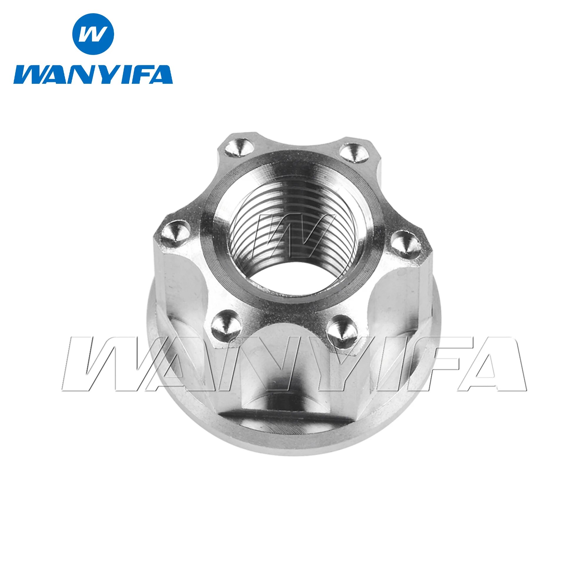 Wanyifa Титановые гайки M6 M8 M10 M12 M14 M16 M6 Pitch 1.0mm, Titanium