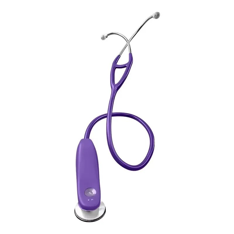 CARENT Цифровой стетоскоп Bluetooth 40-кратное увеличение Purple